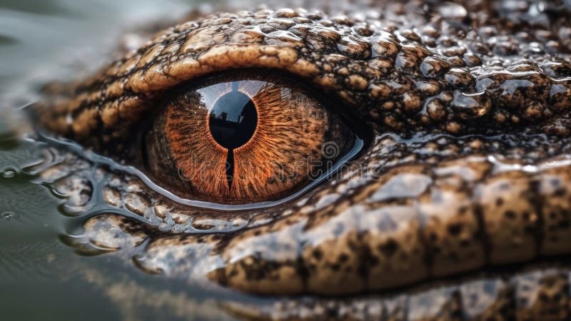 Alligator eye stock illustration. Illustration of wild - 277513254