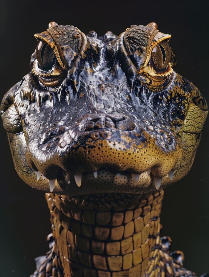 Alligator Head, Close-Up stock image. Image of texture - 366891023
