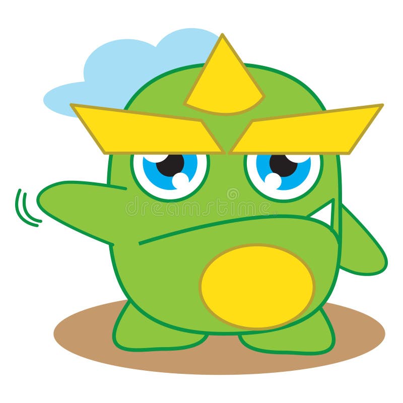 Waving alligator stock vector. Illustration of reptile - 26472111