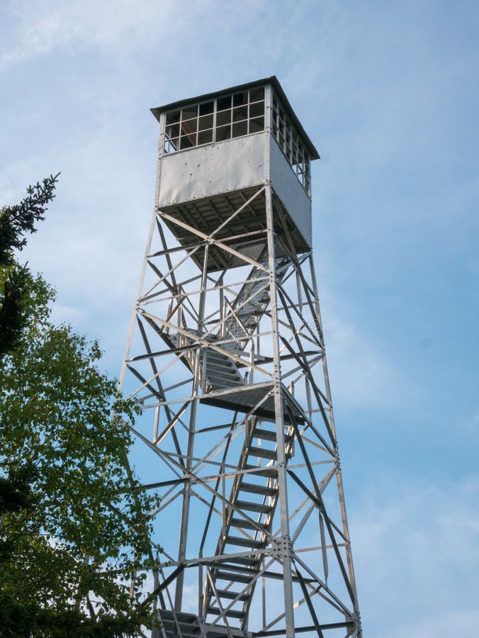 Allis State Park Fire Tower Vermont, U.S.a Stock Photo - Image of lyon ...