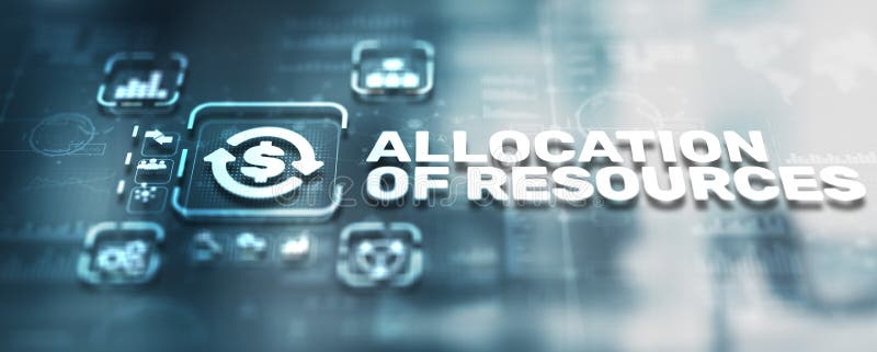 Allocation of Resources. Development Strategy Stock Photo - Image of ...