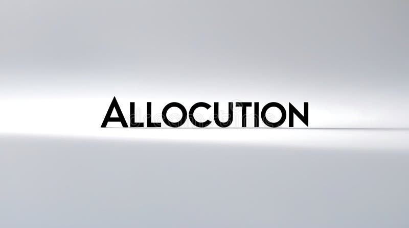 Allocation of Resources Explained through Clear Typography on Simple ...