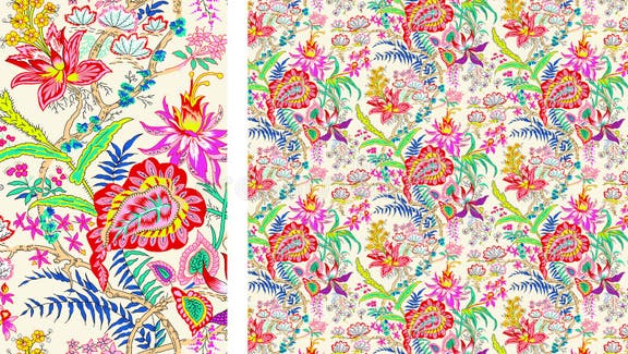 Allover Digital Printing Design Stock Illustrations – 2,385 Allover ...