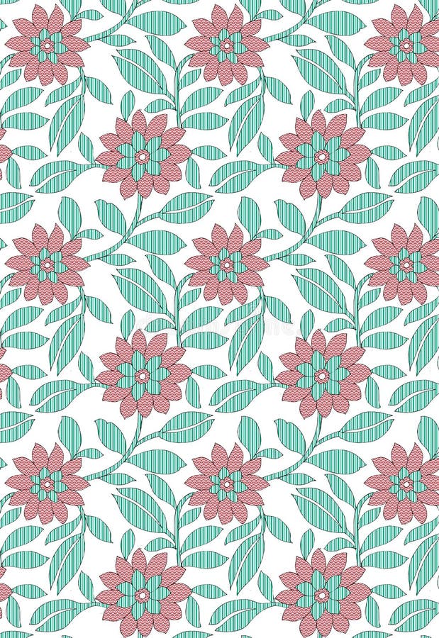 ALLOVER PATTERN ART DESIGN for PRINT Stock Illustration - Illustration ...