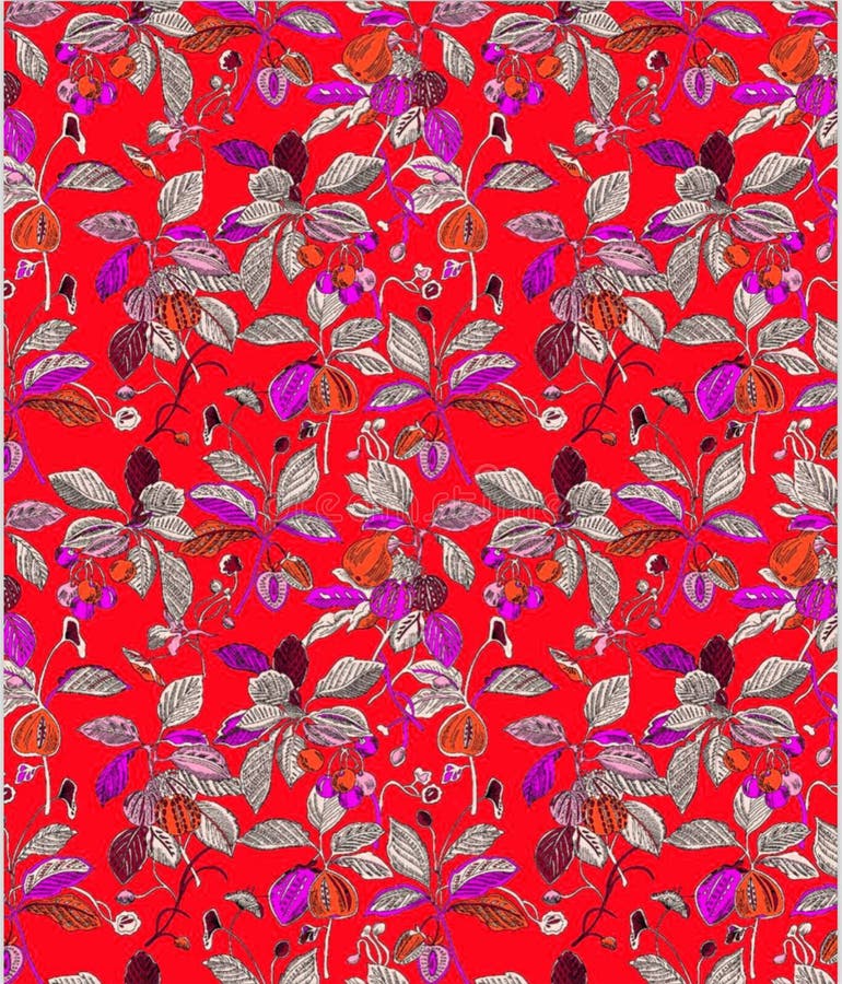 Allover Textile Designs, Digital Floral Patterns, Floral Wallpaper ...