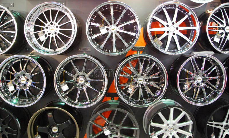 Titanium Crhome Car Rim Texture Isolated Stock Photo - Image of ...