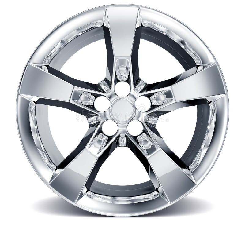 Titanium Crhome Car Rim Texture Isolated Stock Image - Image of circle ...