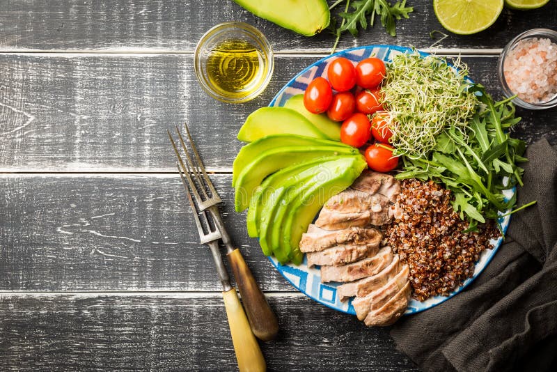 Allsidig sund mat arkivfoto. Bild av lunch, matställe - 108720870