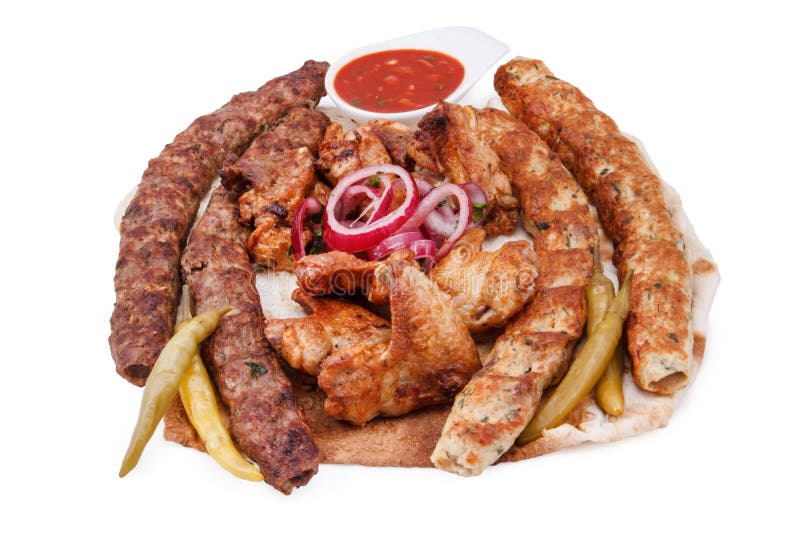 Shish kebab od warzyw zdjęcie stock. Obraz złożonej z jedzenie - 30763800
