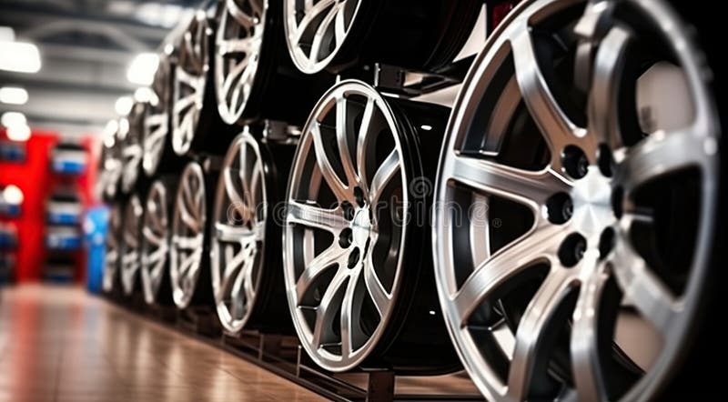 The Allure of Alloy Wheels Displayed in the Modern Tire Store ...