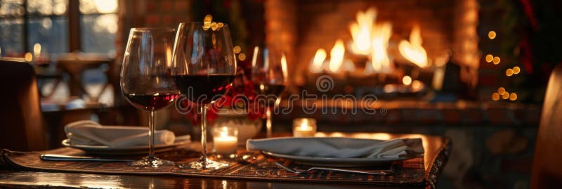 The Allure of a Winery Setting, with a Gracefully Set Dinner Table ...