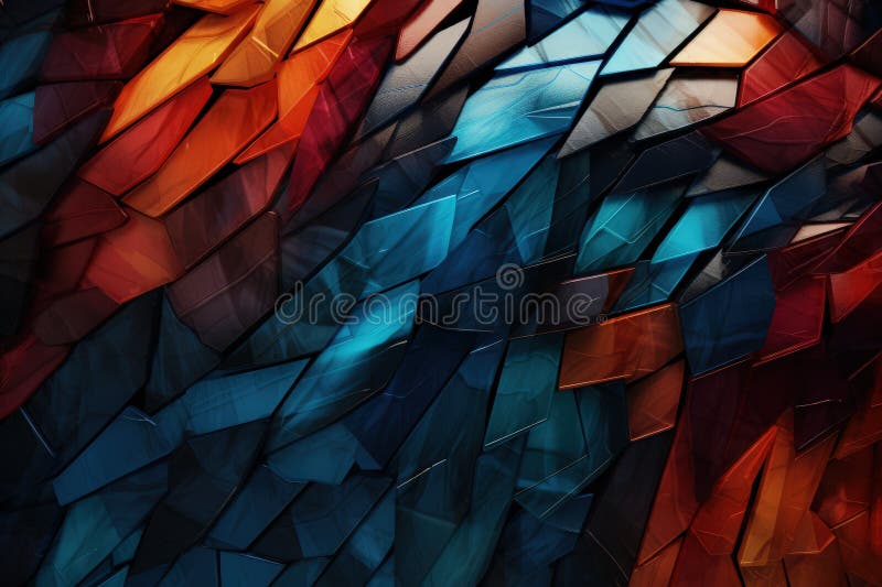 Alluring Visual Symphony Unfolds in Abstract Composition, Showcasing ...