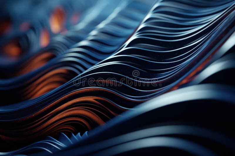 Alluring Visual Symphony Unfolds in Abstract Composition, Showcasing ...