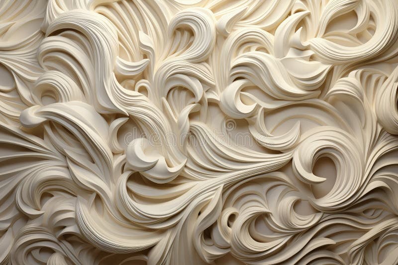 Alluring Visual Symphony Unfolds in Abstract Composition, Showcasing ...