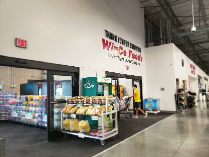 Almacene La Salida Y La Entrada TX LOS E.E.U.U. De WinCo Fotografía ...