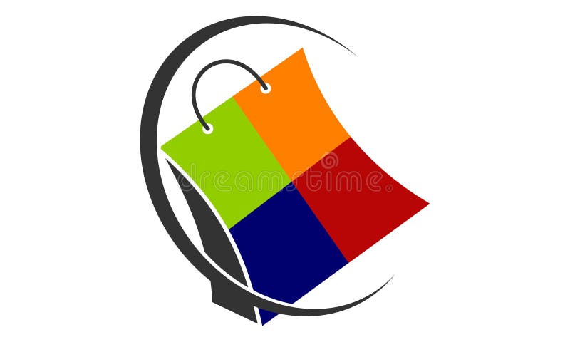 Almacene a Logo Design Template Vector Ilustración del Vector ...