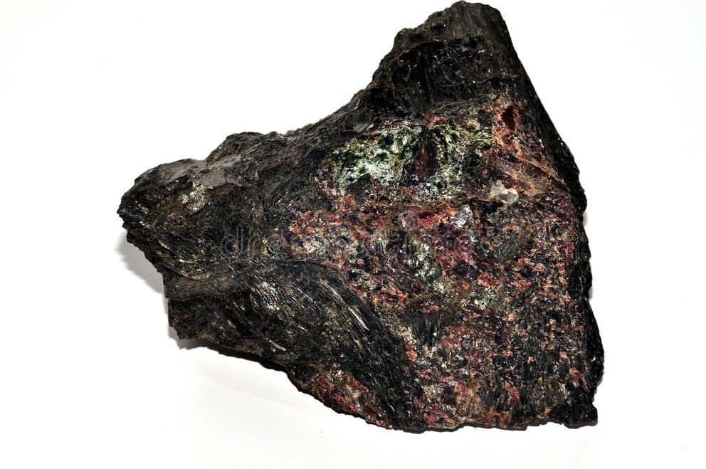 Almandine stock image. Image of almandine, white, minerals - 9147819