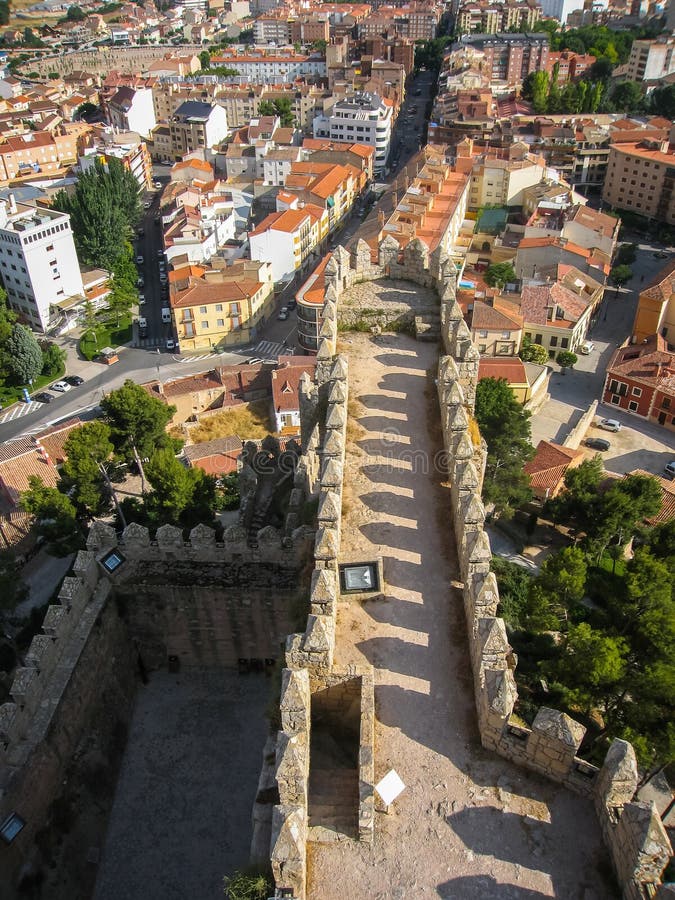 Almansa Castle, Castilla La Mancha, Spain Stock Image - Image of summer ...