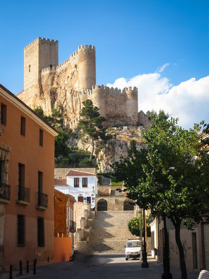 Almansa Castle, Castilla La Mancha, Spain Editorial Stock Image - Image ...