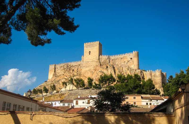 Almansa Castle, Castilla La Mancha, Spain Stock Image - Image of summer ...