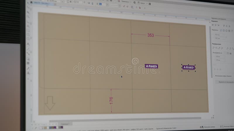 Engineer Checkups Cardboard Pack Blueprint in Program Stock Video ...