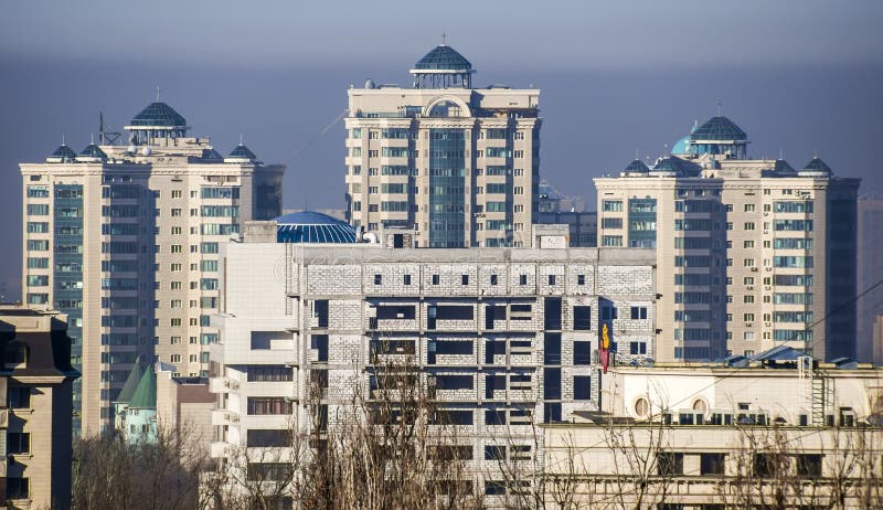 Almaty - Modern Architecture Editorial Photo - Image of season ...