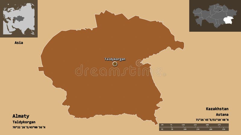 Almaty, Region of Kazakhstan,. Previews. Pattern Stock Illustration ...