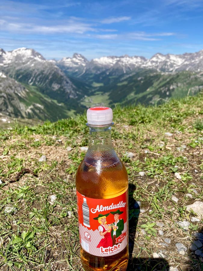 Almdudler Drink in the Austrian Mountains Editorial Image - Image of ...