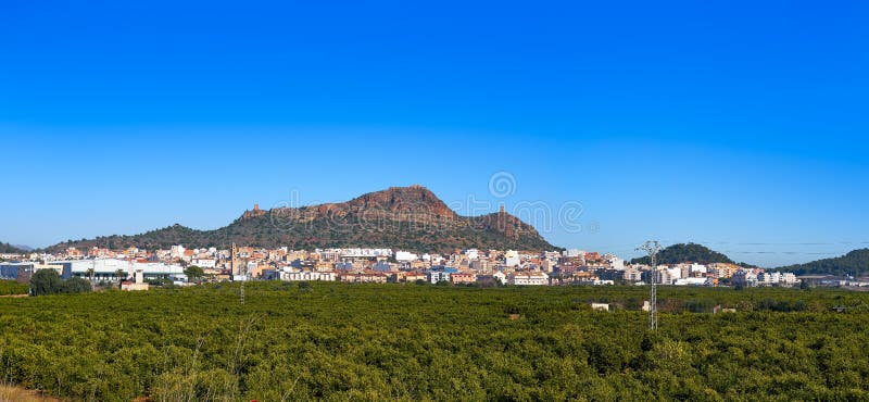 Almenara Skyline in Castellon of Spain Stock Photo - Image of tourism ...