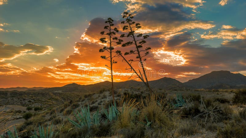 Almeria Sunset image stock. Image of couleur, sunset - 60724655