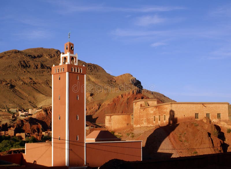 Alminar imagen de archivo. Imagen de marruecos, minarete - 15701709