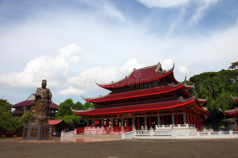 Almirante Cheng Ho Statue E Templo Imagem de Stock - Imagem de marco ...