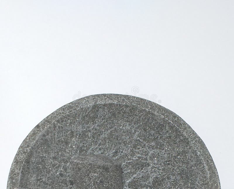 Almirez De Piedra Y Mortero Foto de archivo - Imagen de divisa, hierba ...
