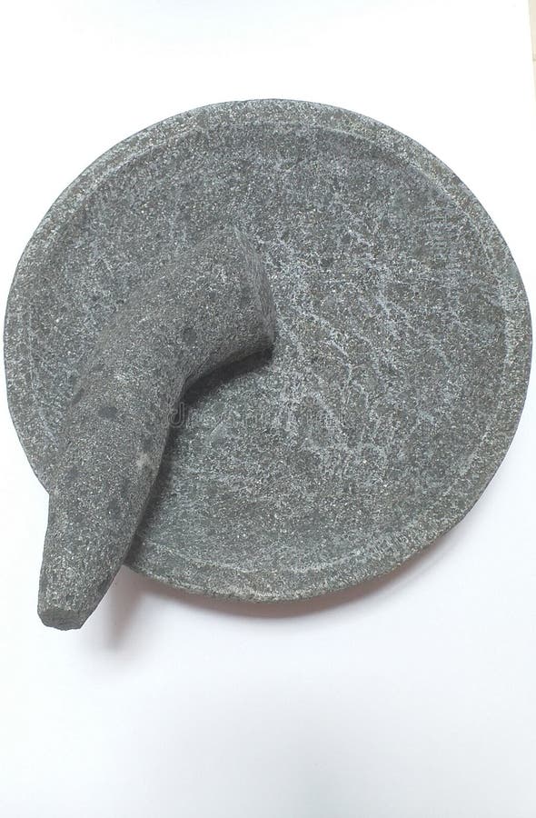 Almirez De Piedra Y Mortero Imagen de archivo - Imagen de ayurveda ...