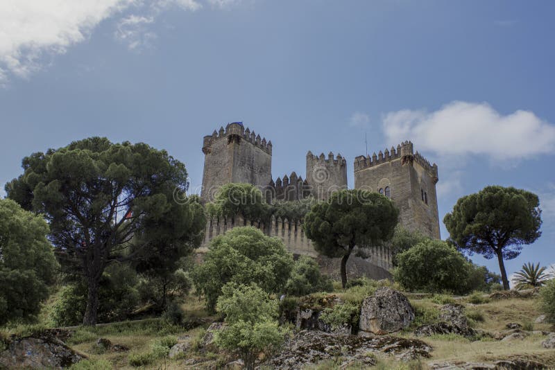 Almodovar Del Rio Castle, Spain Stock Photo - Image of landmark ...