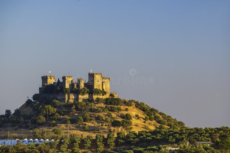 Almodovar Del Rio Castle in Andalusia, Spain Stock Photo - Image of ...