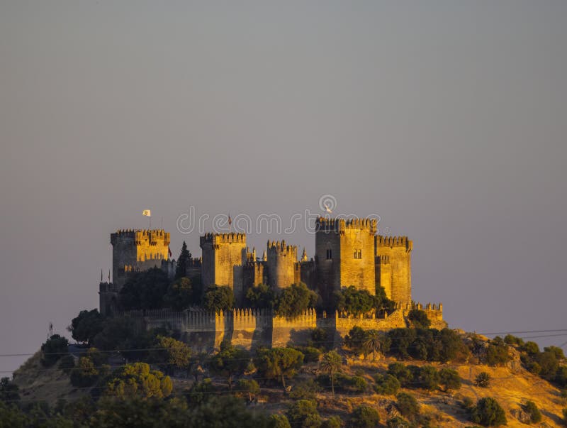 Almodovar Del Rio Castle in Andalusia, Spain Stock Photo - Image of ...