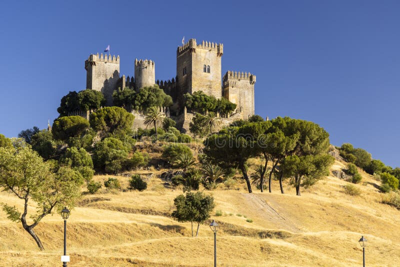 Almodovar Del Rio Castle in Andalusia, Spain Stock Image - Image of ...