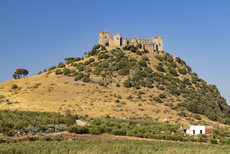 Almodovar Del Rio Castle in Andalusia, Spain Stock Photo - Image of ...