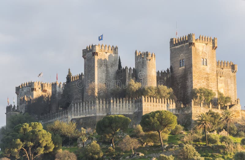 Almodovar Del Rio Castle, Cordoba, Spain Stock Image - Image of history ...