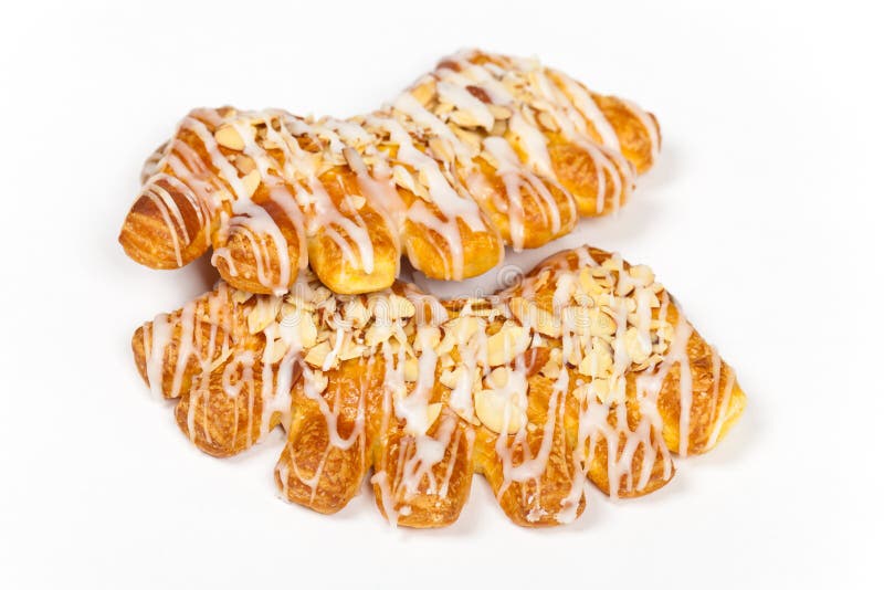 Almond Bear Claws Pastry stock image. Image of fresh - 38028383