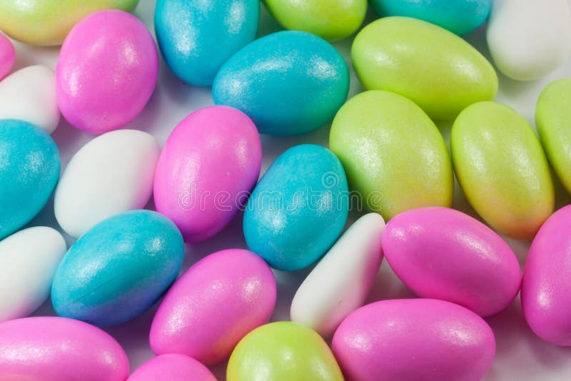 Sweet white wedding dragee stock image. Image of dessert - 31067321