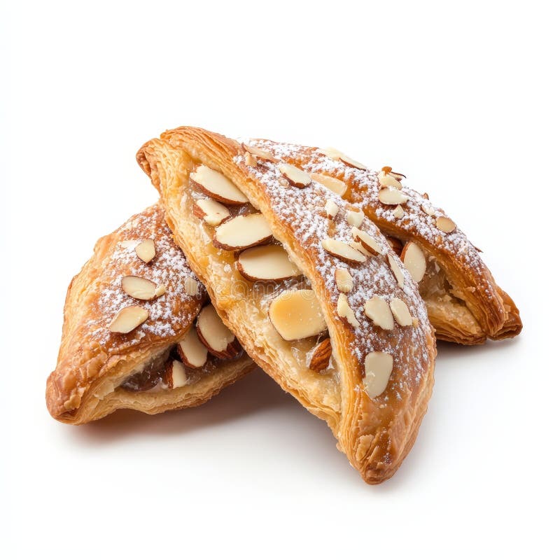 Almond-filled Pastries with Delicate Claws and Powdered Sugar Dusting ...