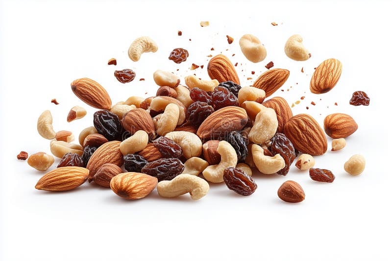 Almond, Hazelnut, Peanut, Cashew Nut Stock Illustration - Illustration ...