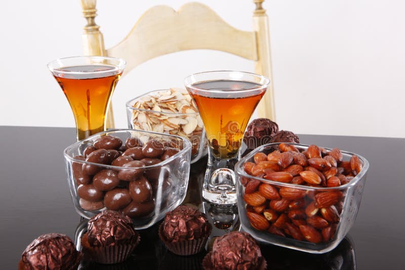 Almond liquor stock photo. Image of booze, party, alcohol - 17161246