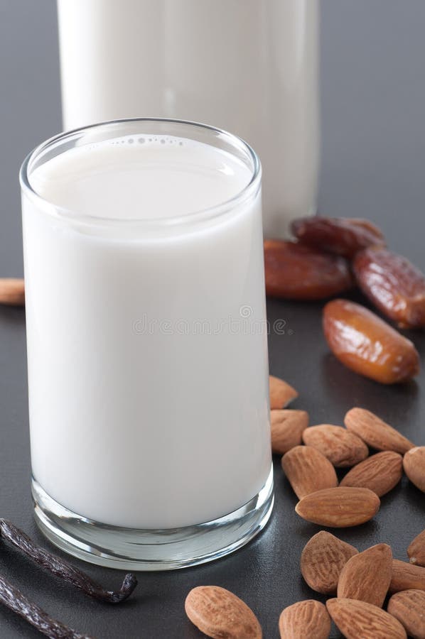 Almond milk stock image. Image of detail, organic, nature - 32871853