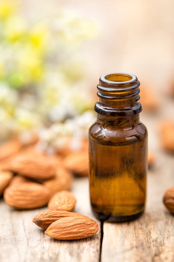 Almond oil stock photo. Image of homeopathy, healthcare - 64833958