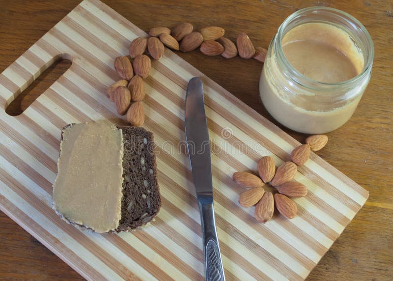 An almond paste stock image. Image of bread, paste, tasty - 94363907