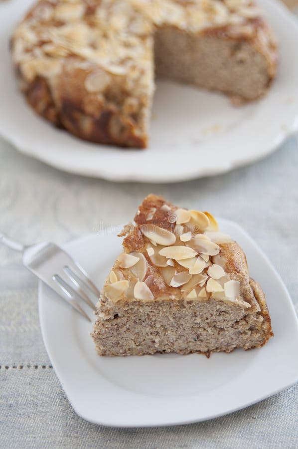 Almond Ricotta Cake stock photo. Image of lemon, gastronomy - 34684238