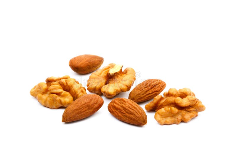 Almond and walnut stock photo. Image of nuts, eating - 86234392